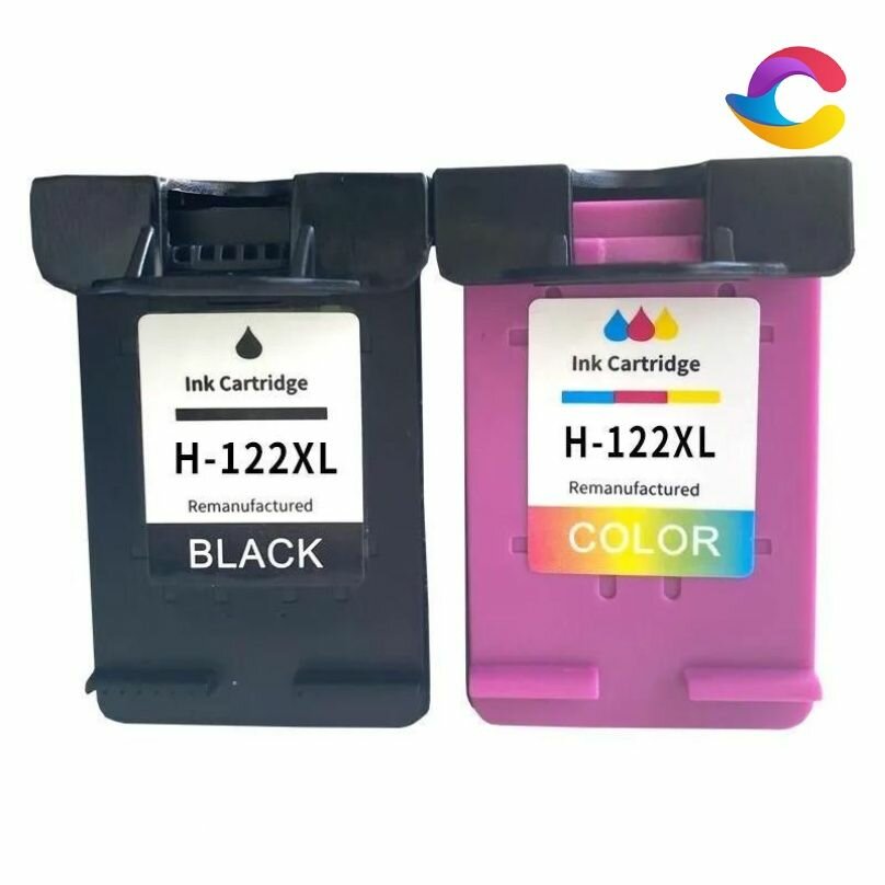 Картриджи для HP 122 XL Черный и цветной Совместимые принтеры HP DeskJet-1000 1010 1050 1510 2000 2050 2054