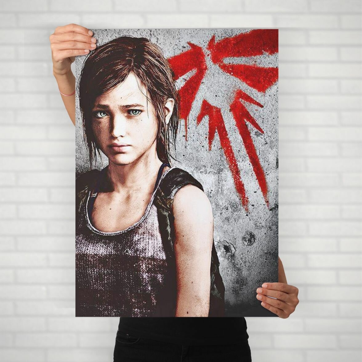 Плакат на стену для интерьера The Last of Us (Одни из нас, вариант 2) / Постер по игре формата А1 (60х84 см)