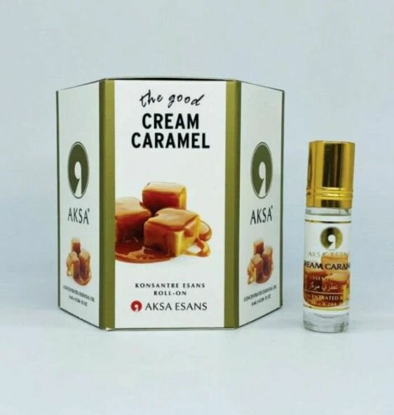 Масляные духи AKSA Esans "Cream Caramel", 6 мл 6 шт