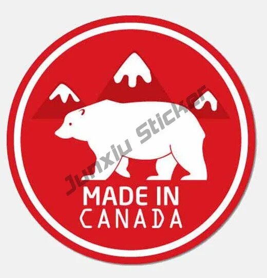 Модные наклейки Канады, круглая наклейка с кленовым листом, канадская овальная наклейка с флагом, наклейка с флагом Канады, наклейка премиум-качества Canada Maple Leaf 13, 13cm