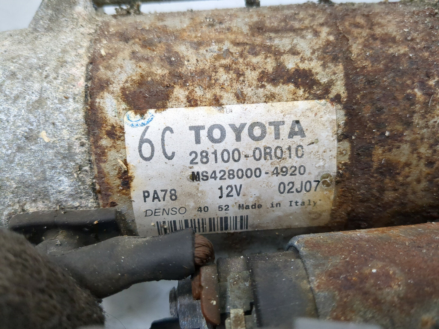Стартер Toyota Auris E15 Б/У — фото 1