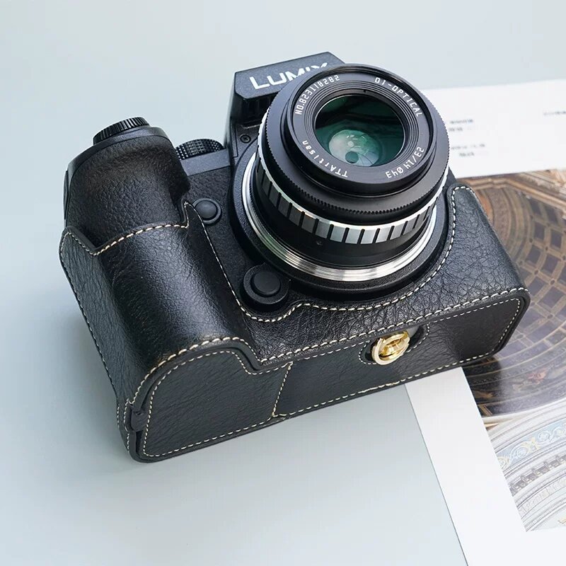 Подходит для Panasonic Lumix S5 защитный чехол S5 II S5 M2 сумка для камеры кожаный чехол-база S5 второго поколения