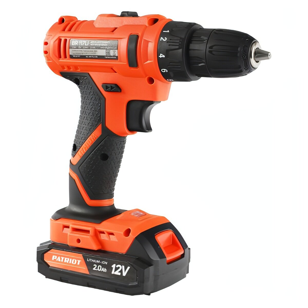 Шуруповерт аккумуляторный Patriot BR 117 Li
