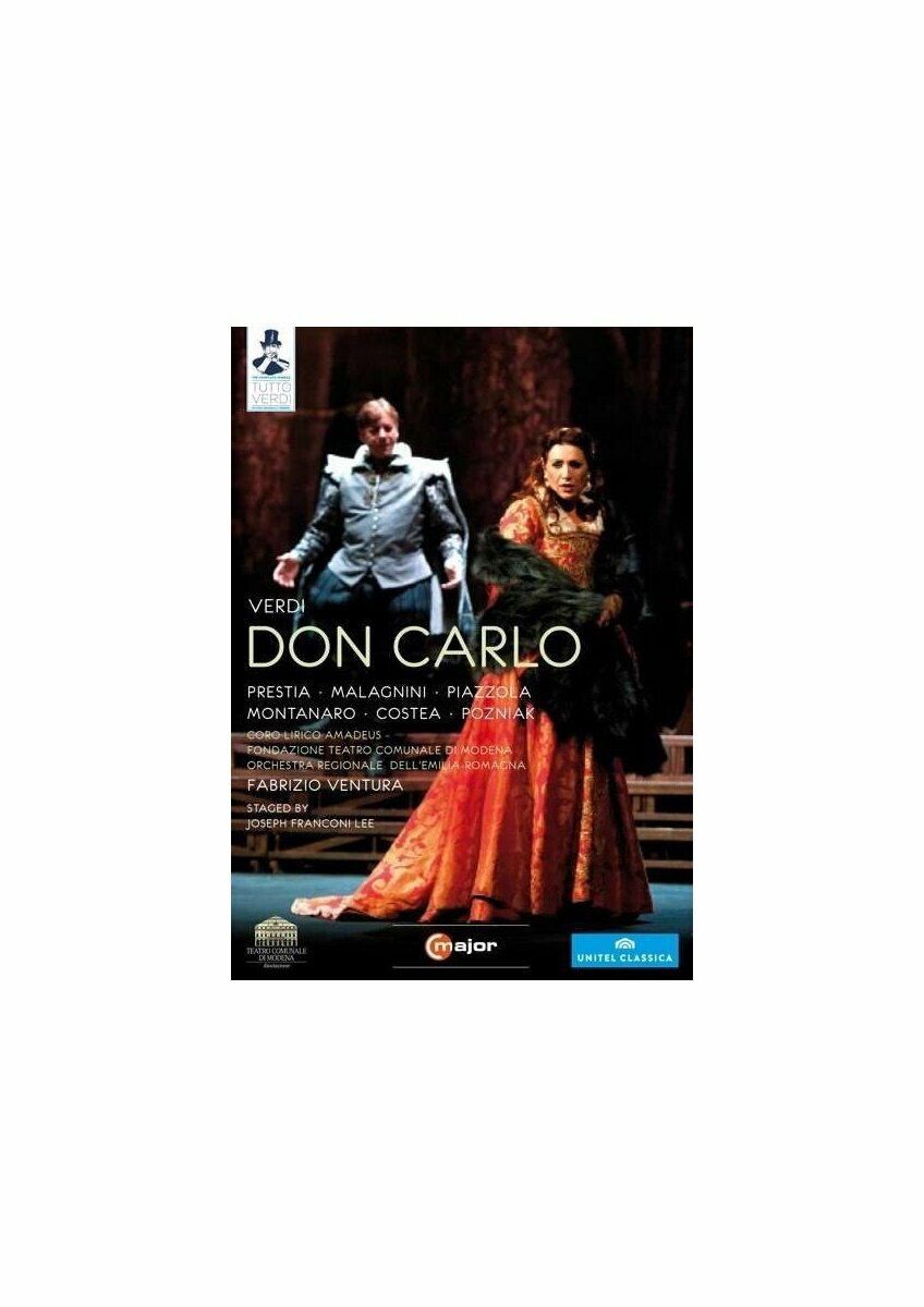 Диск Giuseppe Verdi (1813-1901) - Tutto Verdi Vol.23: Don Carlos (DVD) (1 DVD)
