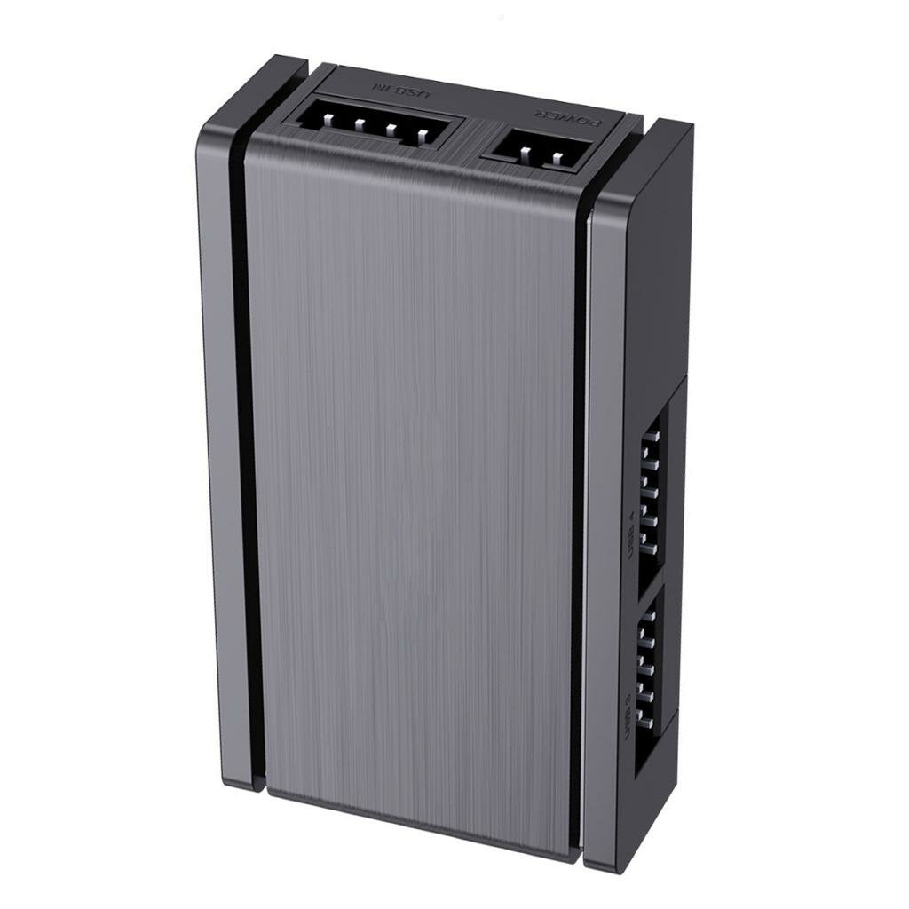 4-портовый USB-хаб с питанием SATA