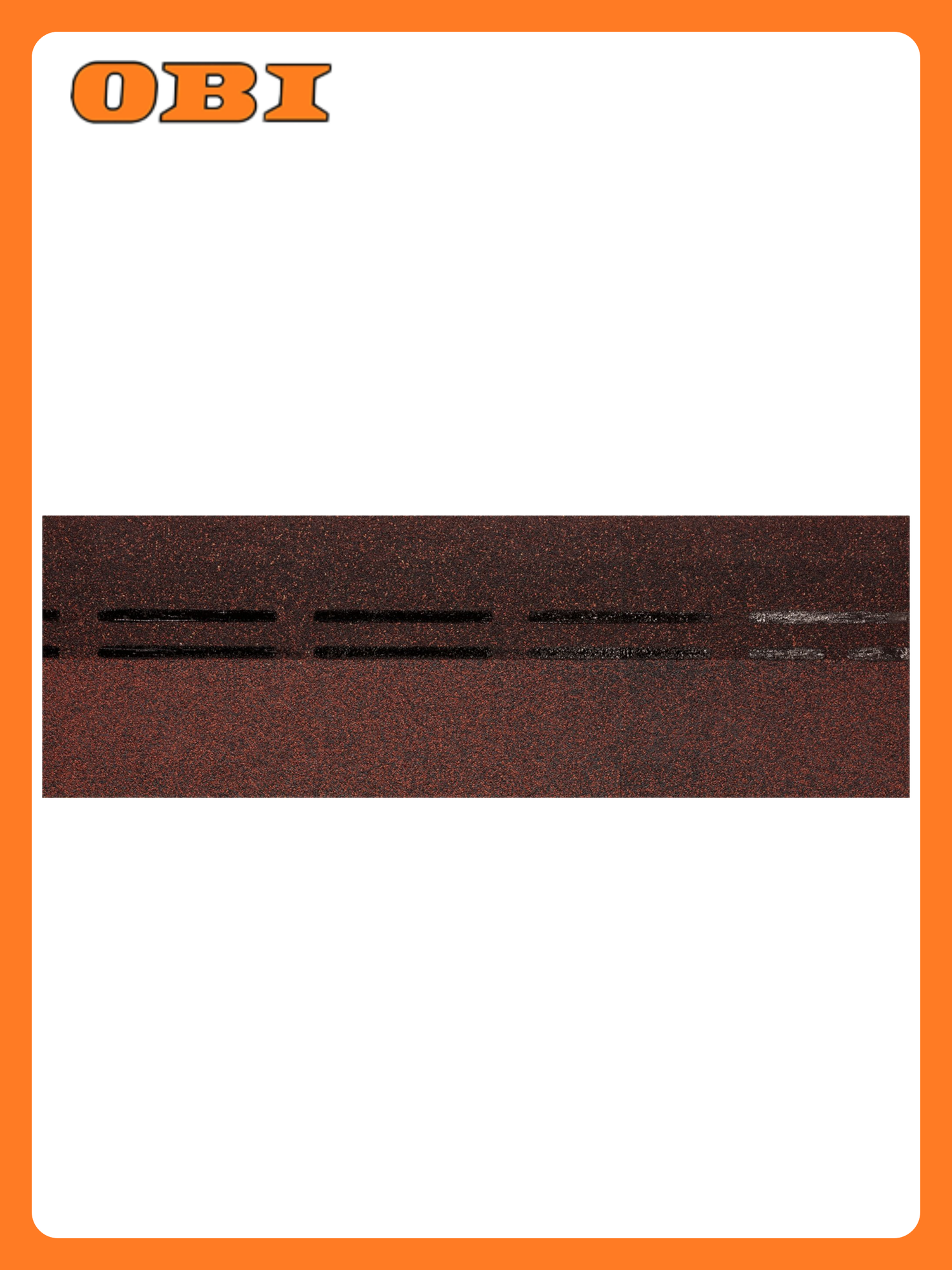 Черепица коньково-карнизная DOCKE, красный, модифицированный битум, базальтовая обсыпка