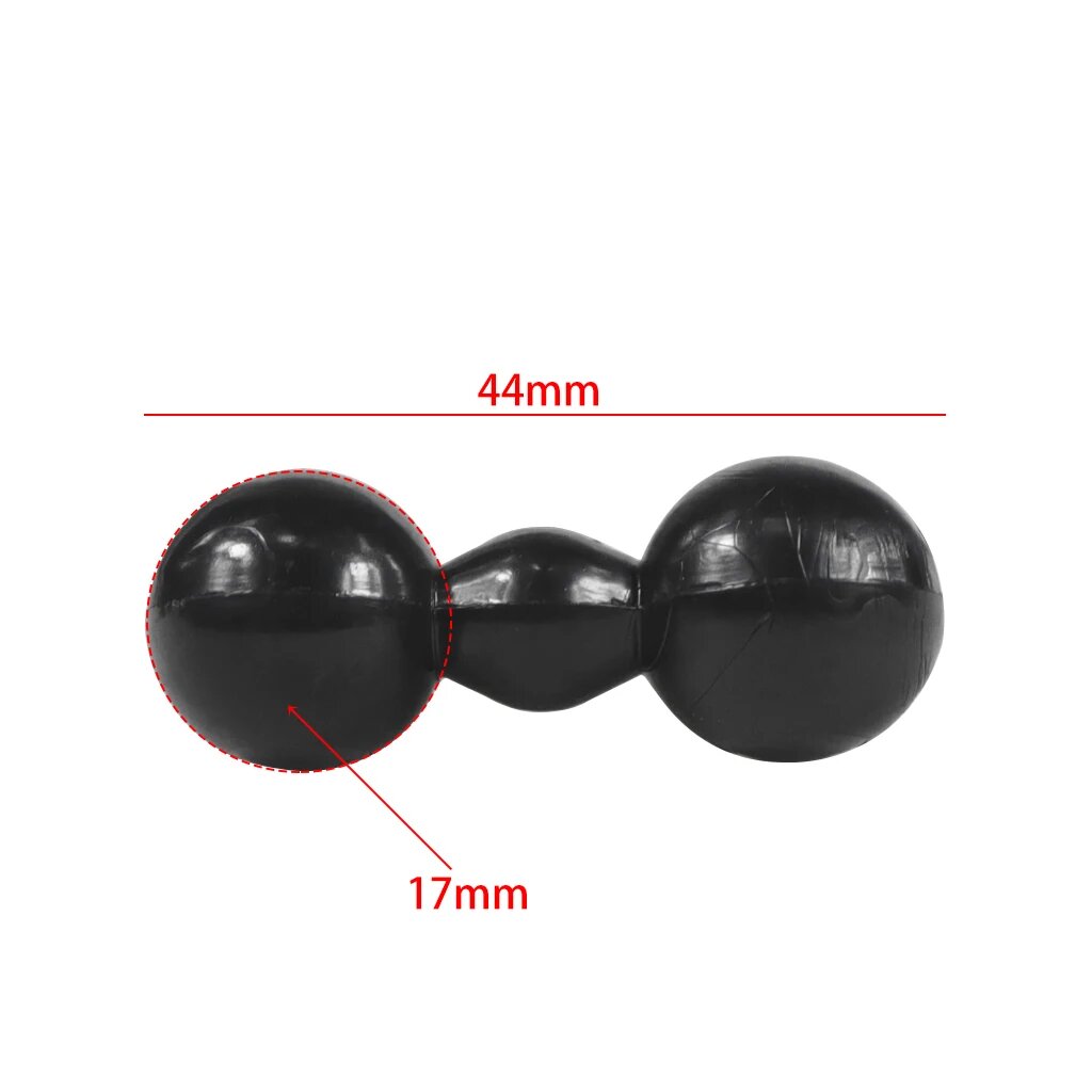 XT-XINTE Композитный шаровый адаптер 25-15/17/25 мм черный Dual 17mm C
