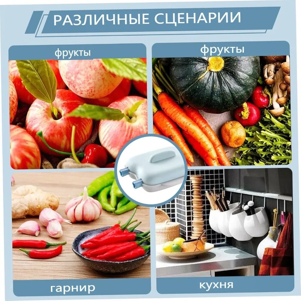 Пароварка для кукурузы в микроволновой печи, пластиковый контейнер синего цвета для приготовления пищи, с крышкой — фото 1