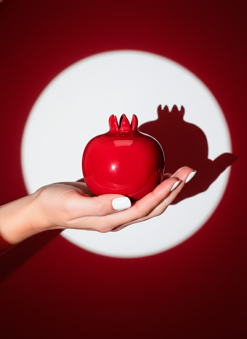 Статуэтка гранат красный малый