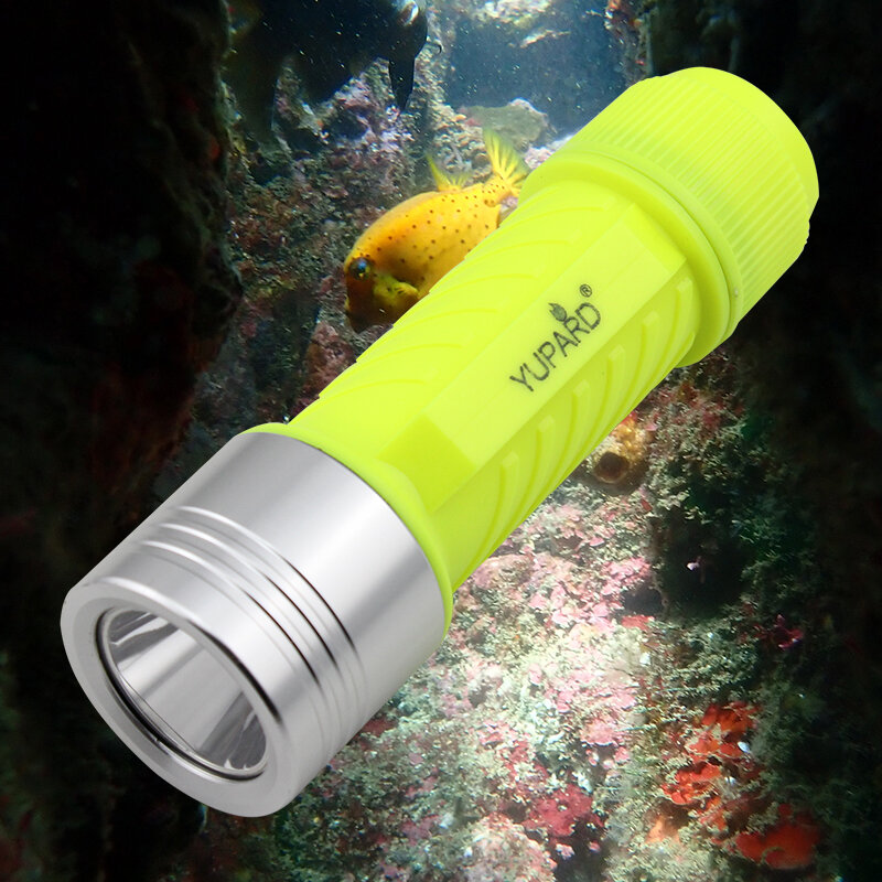 T6 Белый свет 26650 Подводный фонарь с 2 батареями и зарядным устройством