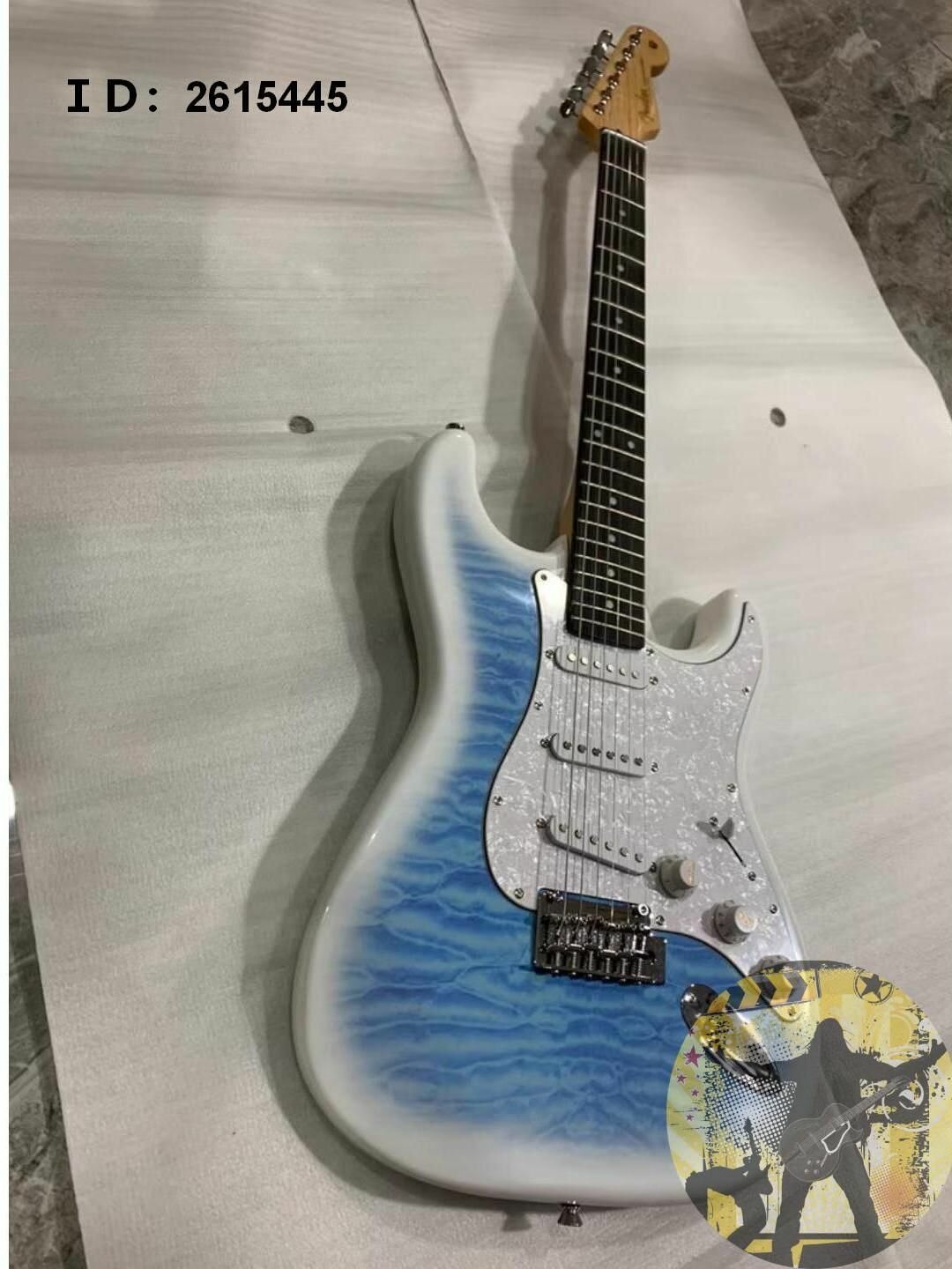 Электрогитара Fender st с 6 струнами, изготовленная в Китае