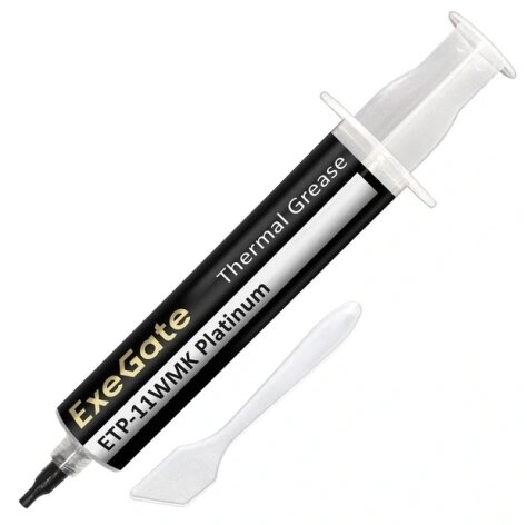 1шт. Термопаста ExeGate ETP-11WMK Platinum 8г с лопаткой
