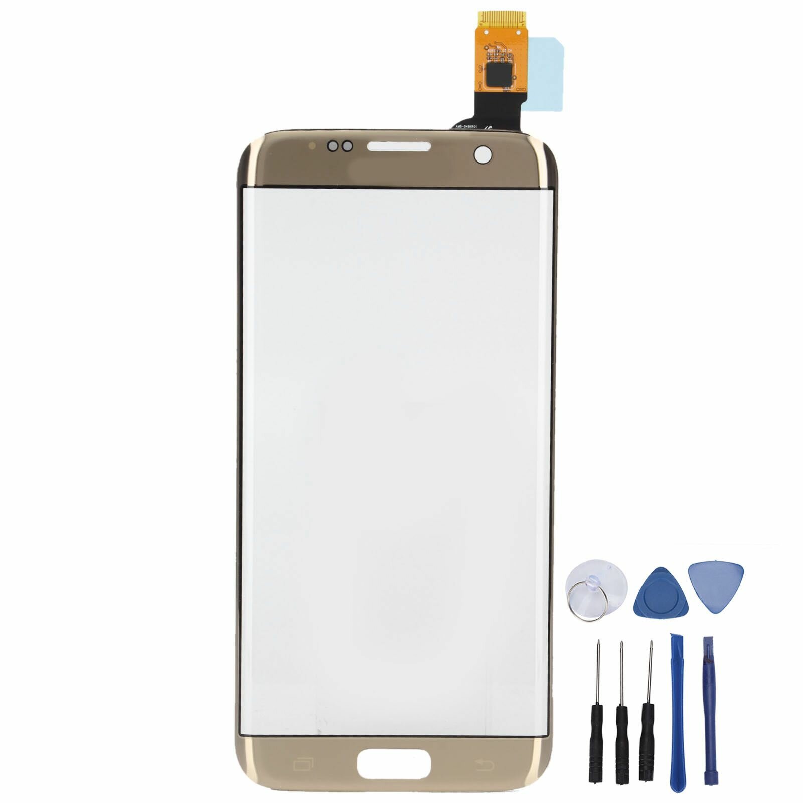 Замена стеклянной линзы дигитайзера сенсорного экрана для Samsung Galaxy S7 Edge с ToolsGold