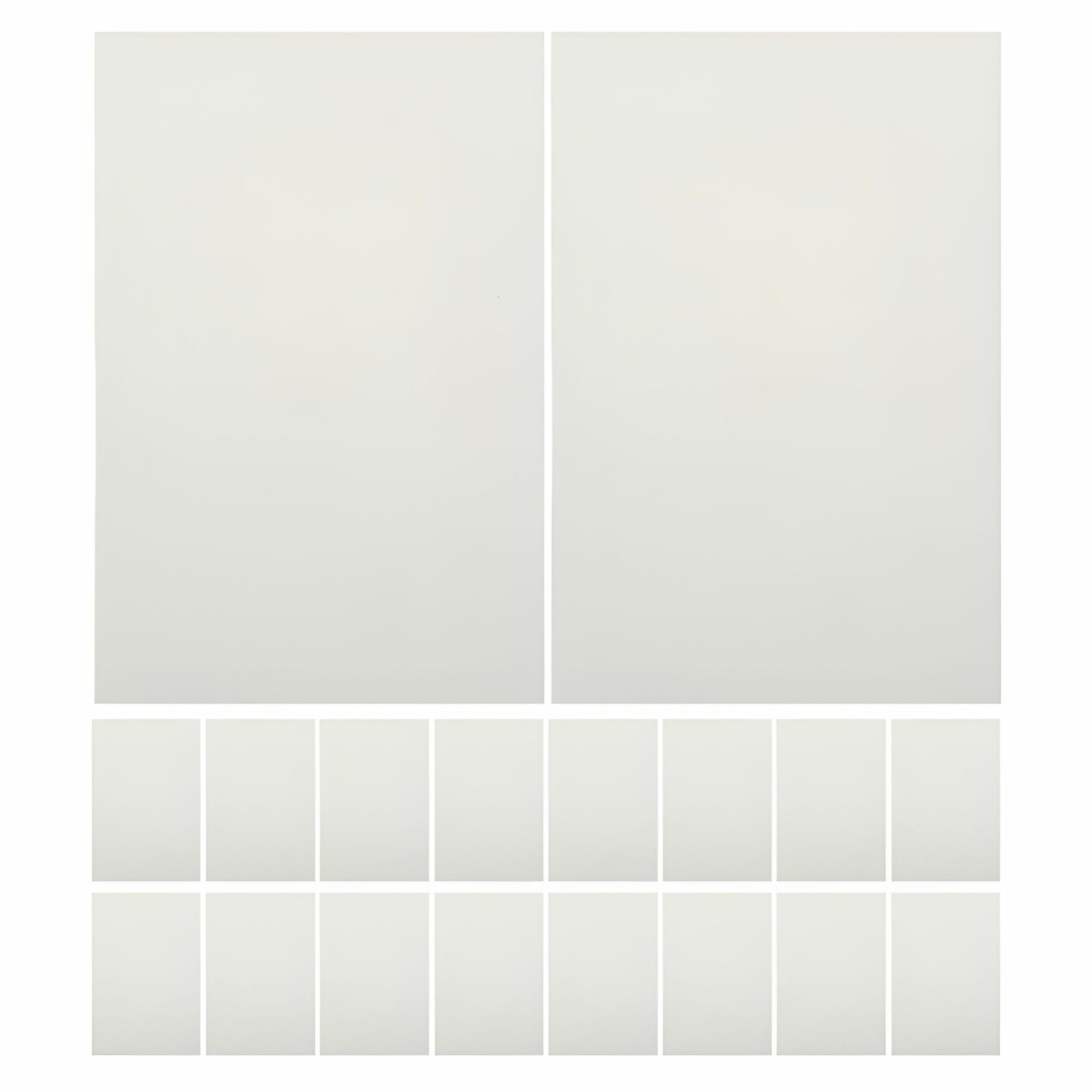 Алюминиевые листы белые для сублимационной печати, 20 шт для декора и фото