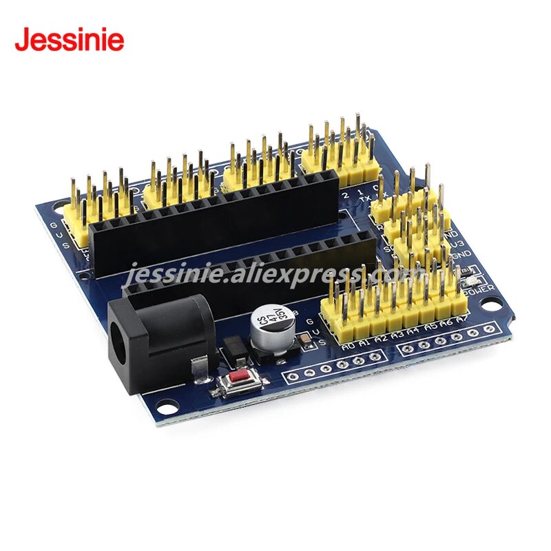 Jessinie NANO R3 Blue Board Терминальный адаптер контроллера
