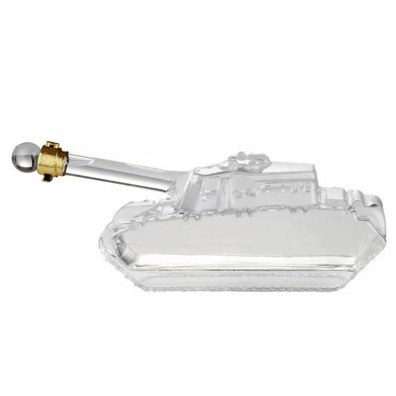 Оригинальная винная бутылка в форме резервуара из высококачественного боросиликатного стекла, подходит для красных и белых вин, для домашнего использования и сервировки стола.