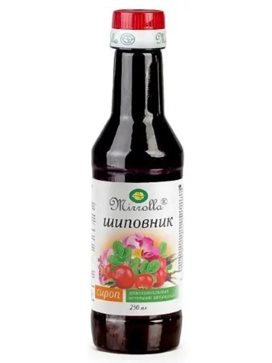 Сироп Мирролла, с шиповником, витаминами, без спирта, 250 мл