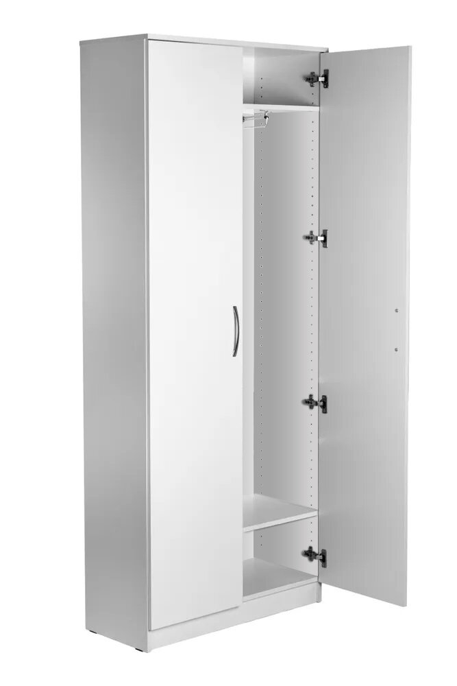 Шкаф для одежды Надежда Д-104 белый (1936х802х350)