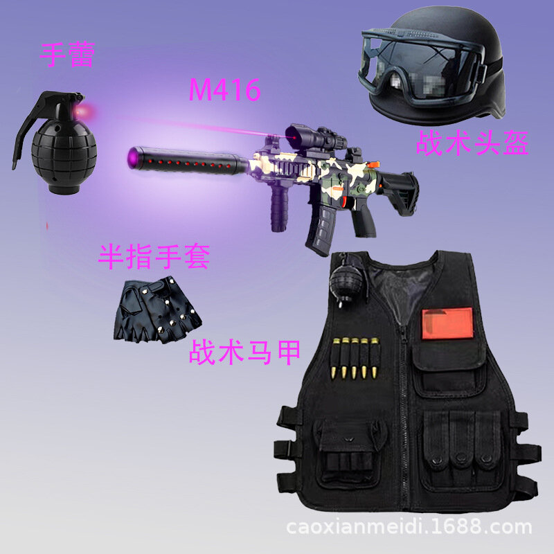 2026 Новейшие детские аксессуары для ролевых игр Хэллоуин Специальный полицейский набор для ролевых игр Полный комплект