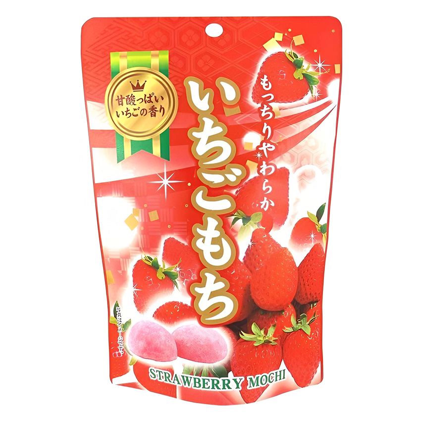 Японское пироженое Моти клубничные пакет 130 гр