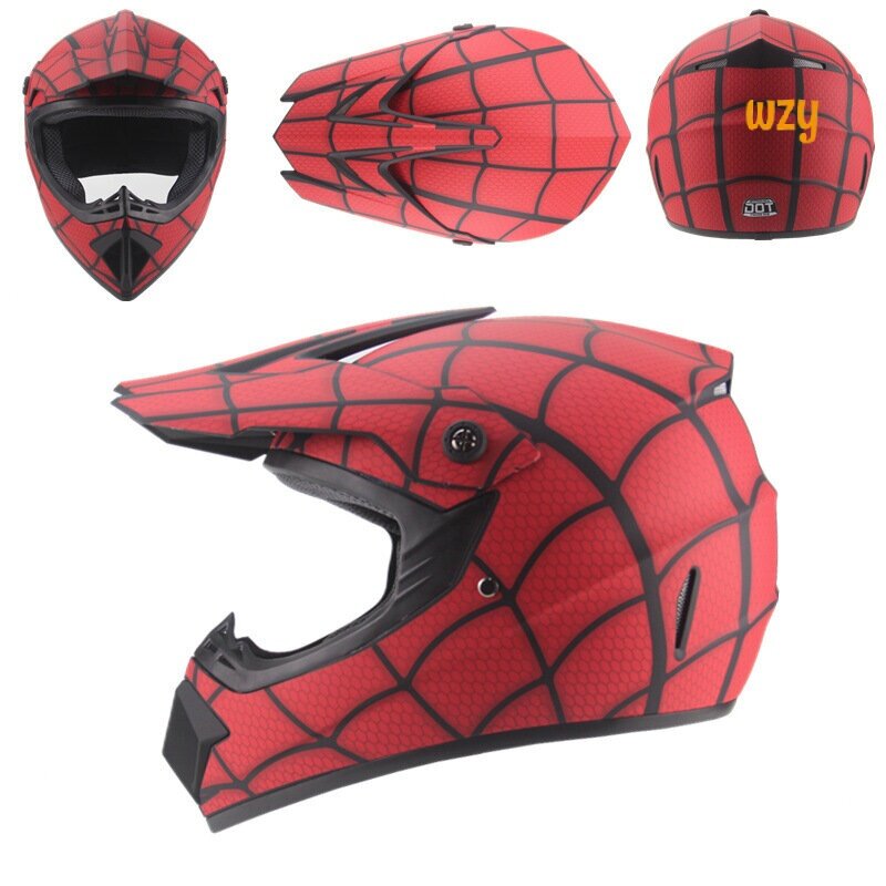 Шлем AHP, для картинга и велосипеда ATV, детский, матово-черный, размер S