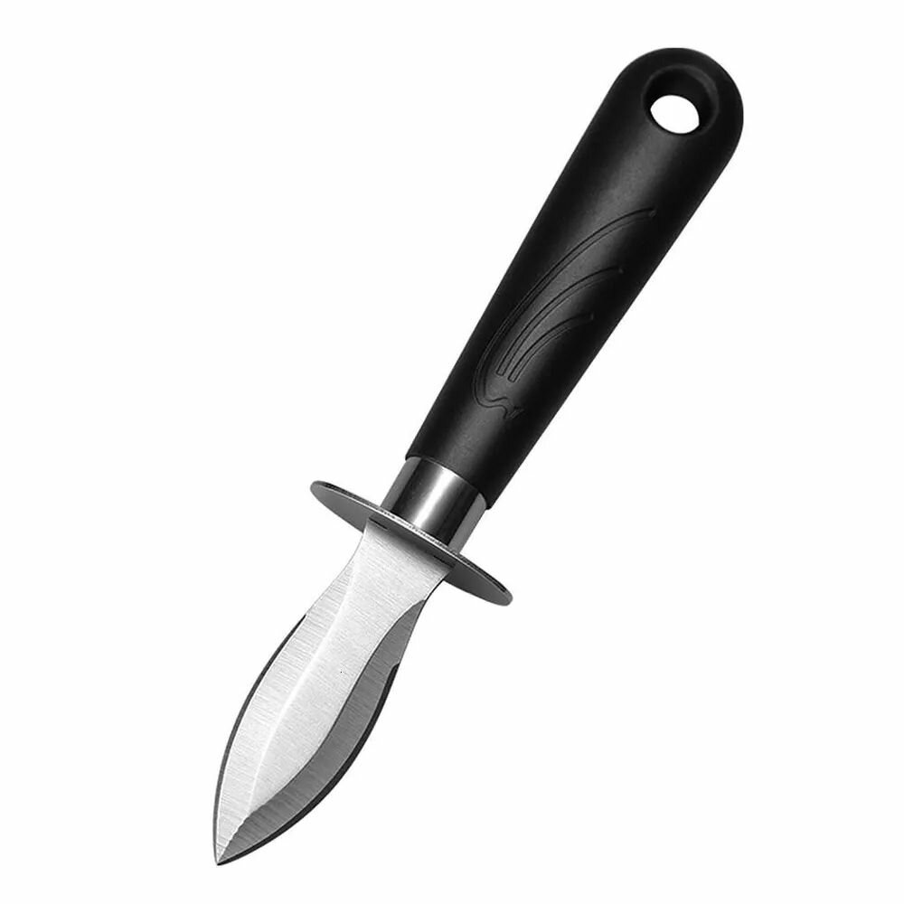 Нож столовый черный