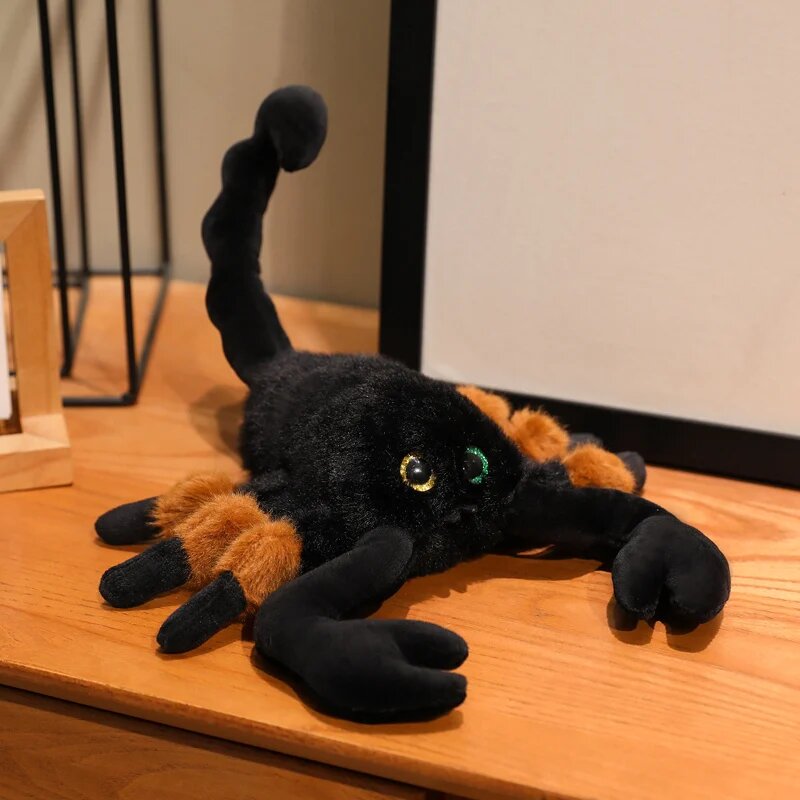 Плюшевый скорпион коричневый, 20x15 см