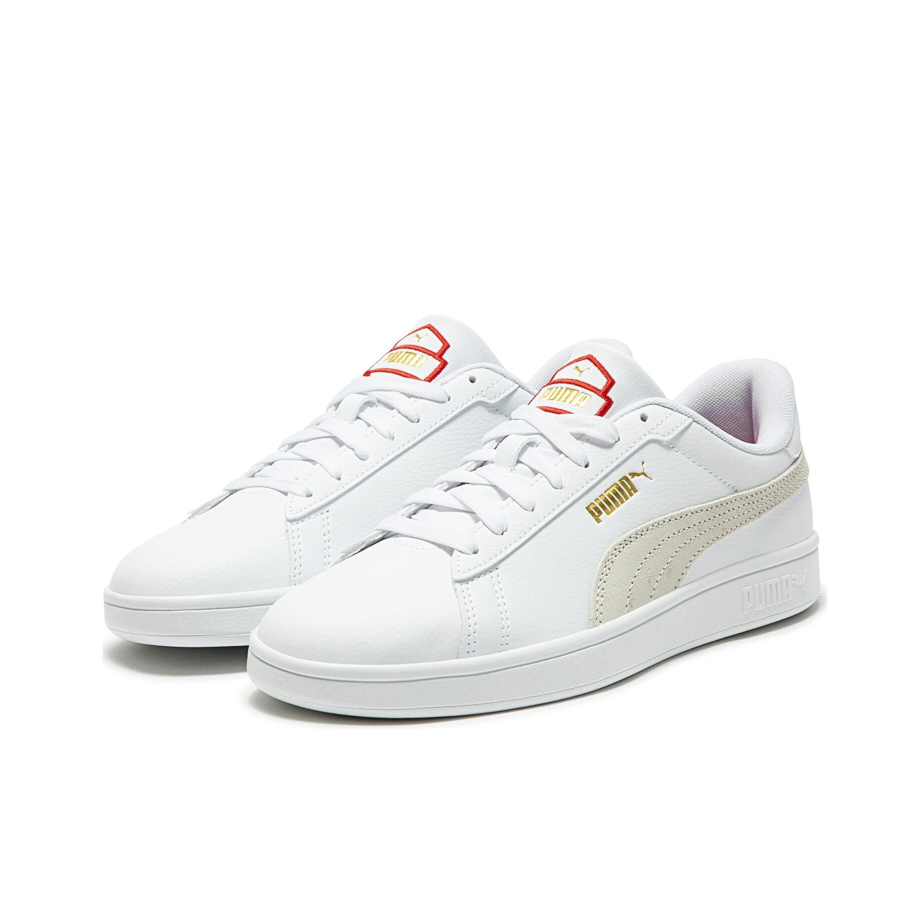 Кроссовки PUMA Smash, размер EU 45 стопа (29.5CM), белый, — фото 1