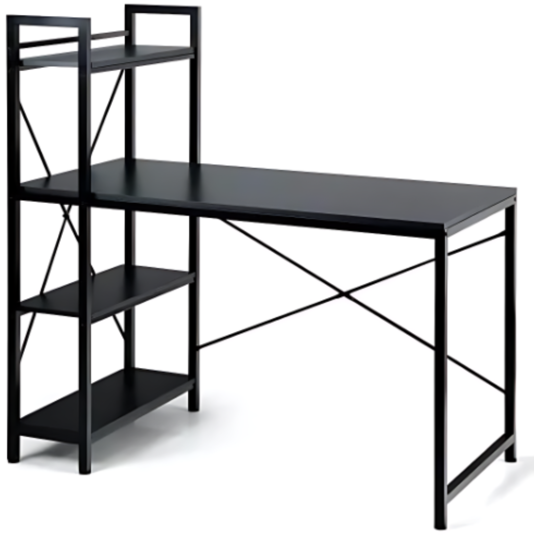 Шкаф для письменного стола White Moon с полками и ящиками для дома и офиса, офисное и домашне офисное furniture