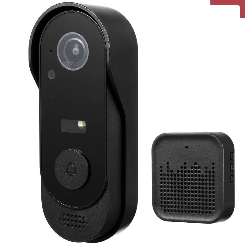 Видео дверной звонок, беспроводной умный дверной звонок, совместимый с датчиком человека, интеллектуальный