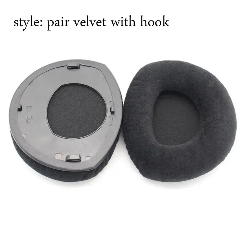 Сменные амбушюры черные velvet with hook для Sennheiser RS 110/160/170/180