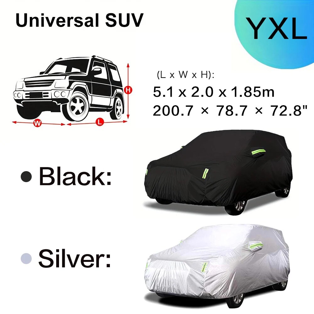 Авточехол YXL для внедорожника, черный
