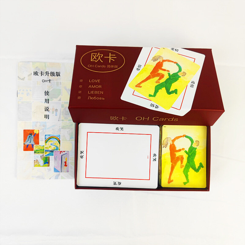 Карты OH, упрощенное китайское издание, карты психологического подсознательного проецирования, карты психологического консультирования, карты для отдыха и общения