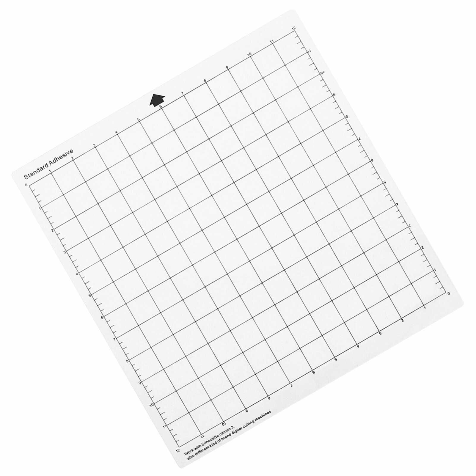 Пад для резального станка 12 дюймов Сетка для измерения Замена Полупрозрачный материал PP Клеевая матрица с прозрачной пленкой для плоттера Silhouette Cameo, 1 или 3 штуки