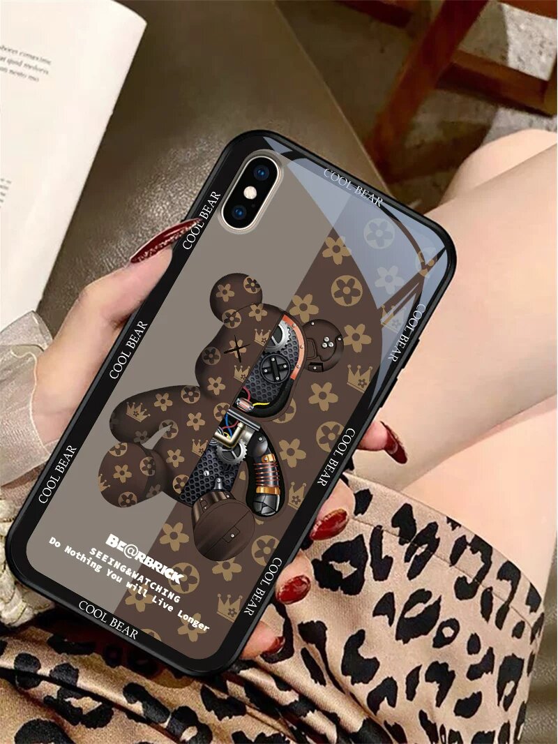 Мягкий чехол для iPhone X - Красный цвет, одинарная защитная крышка