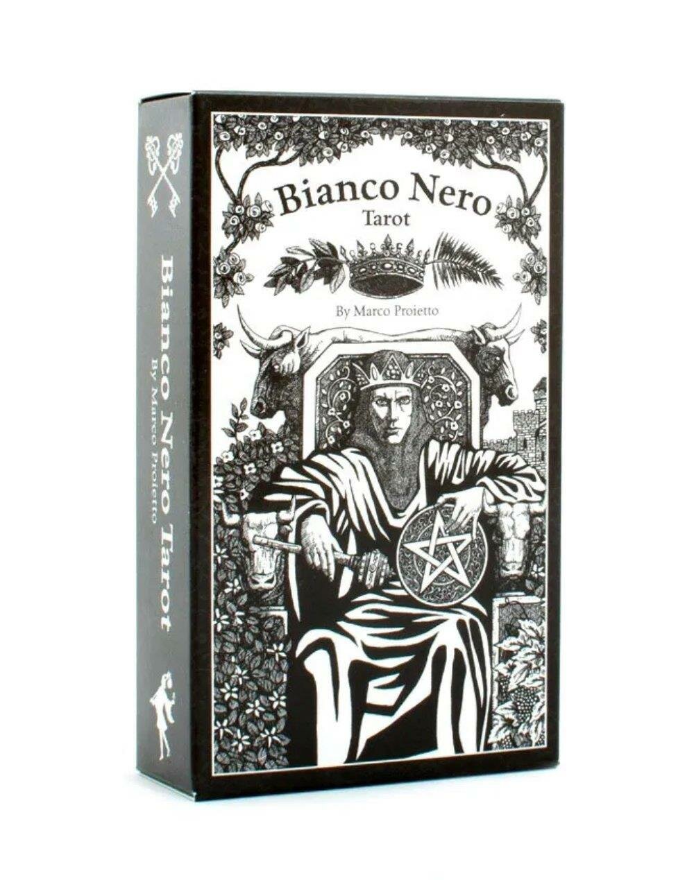 Карты Таро "Bianco Nero Tarot" US Games / Чёрно-Белое Таро 65545