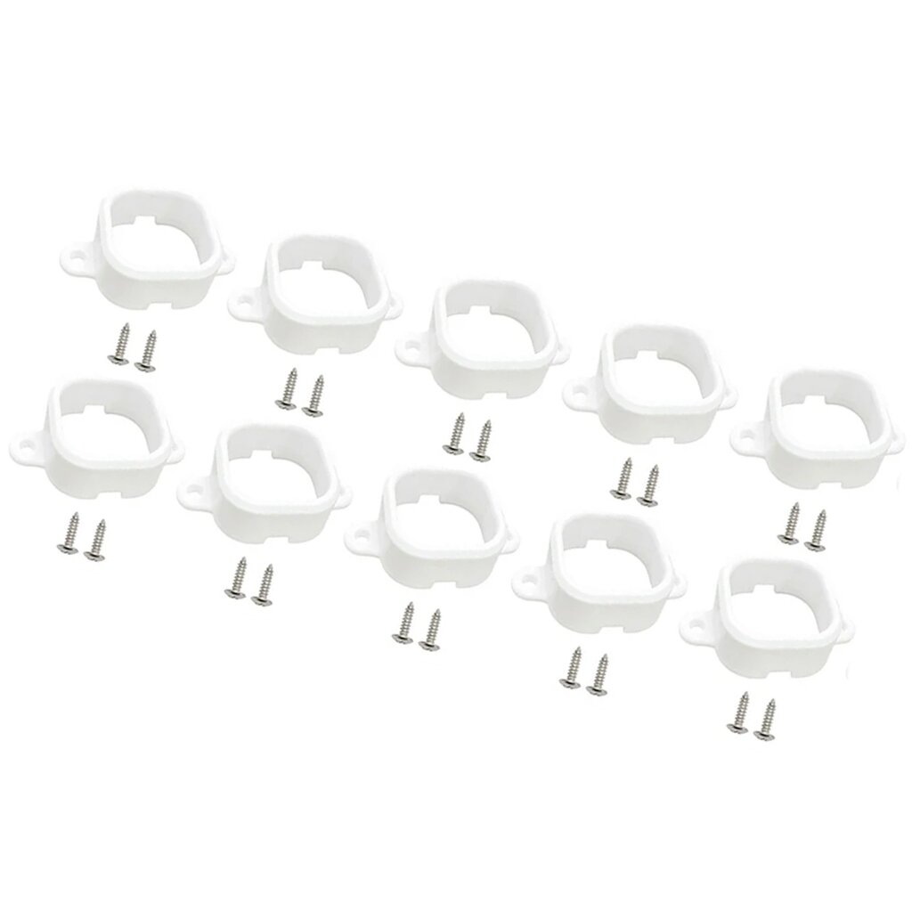 10 штук креплений для наружных светильников, противоскользящие, термостойкие