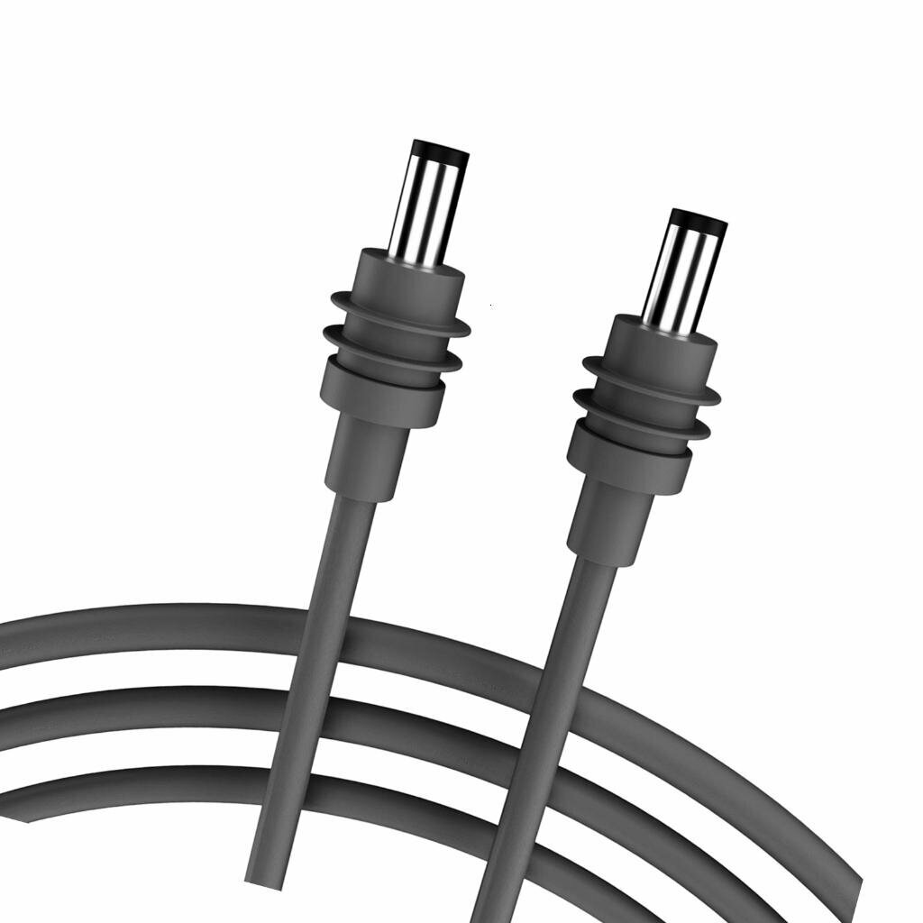 Кабель зарядный 2–10 м, двойной штекер 5,5x2,1 мм, водонепроницаемый, 5m
