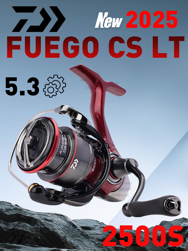 Daiwa FUEGO CS LT 2025 передний фрикцион спиннинг катушки
