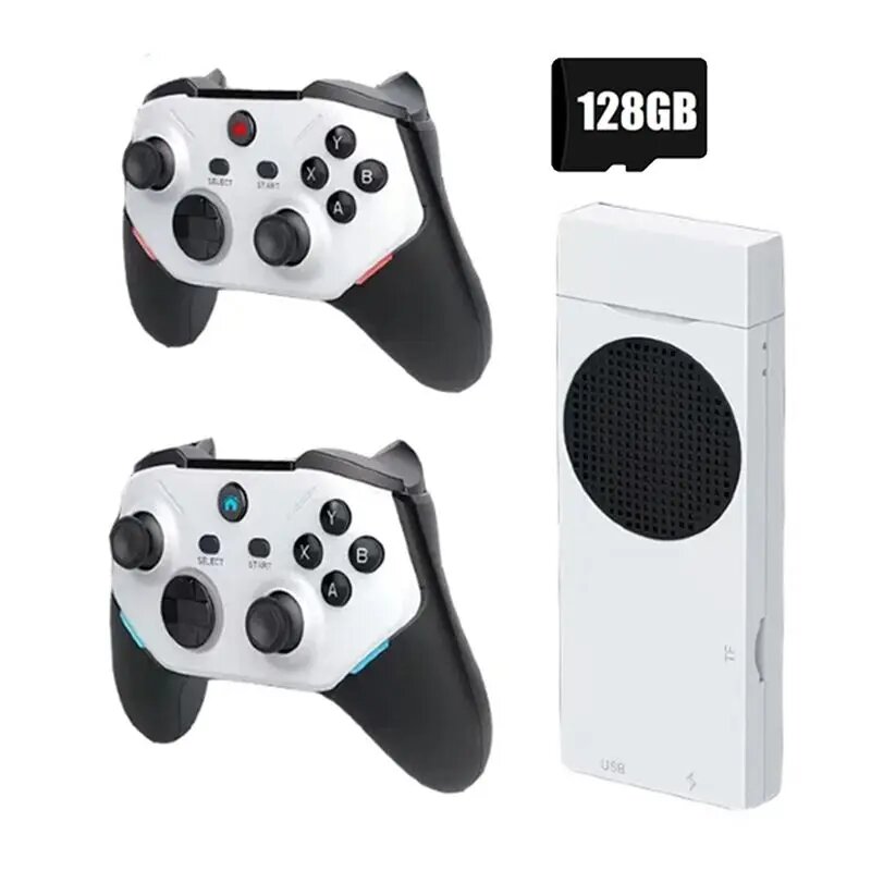 Игровая консоль M88 Retro 128ГБ черный/белый