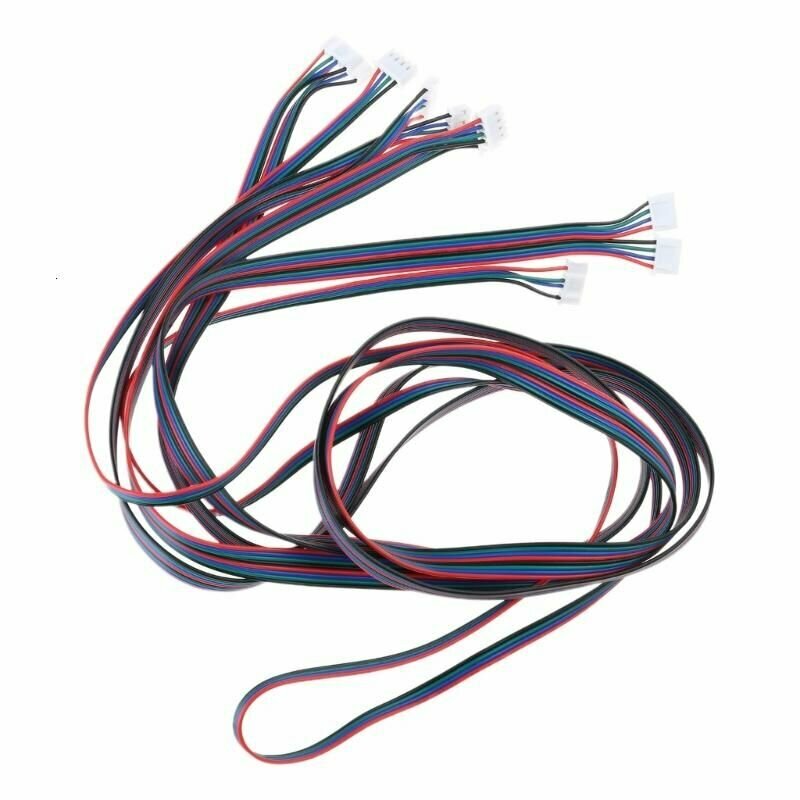 Кабель шагового двигателя XH2.54-4P, красный