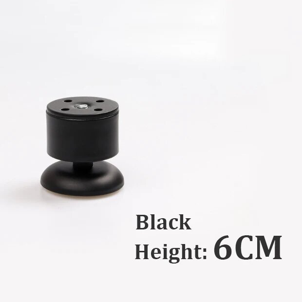 Регулируемые ножки для мебели, 6-30 см, из нержавеющей стали Black - 6CM