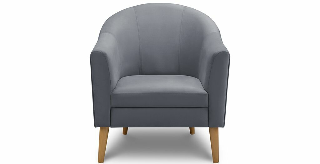 Кресло Арти, 73х75х87 см, Velutto32, микровелюр, нераскладное, с высокими деревянными ножками, мягкое, кресло в гостиную