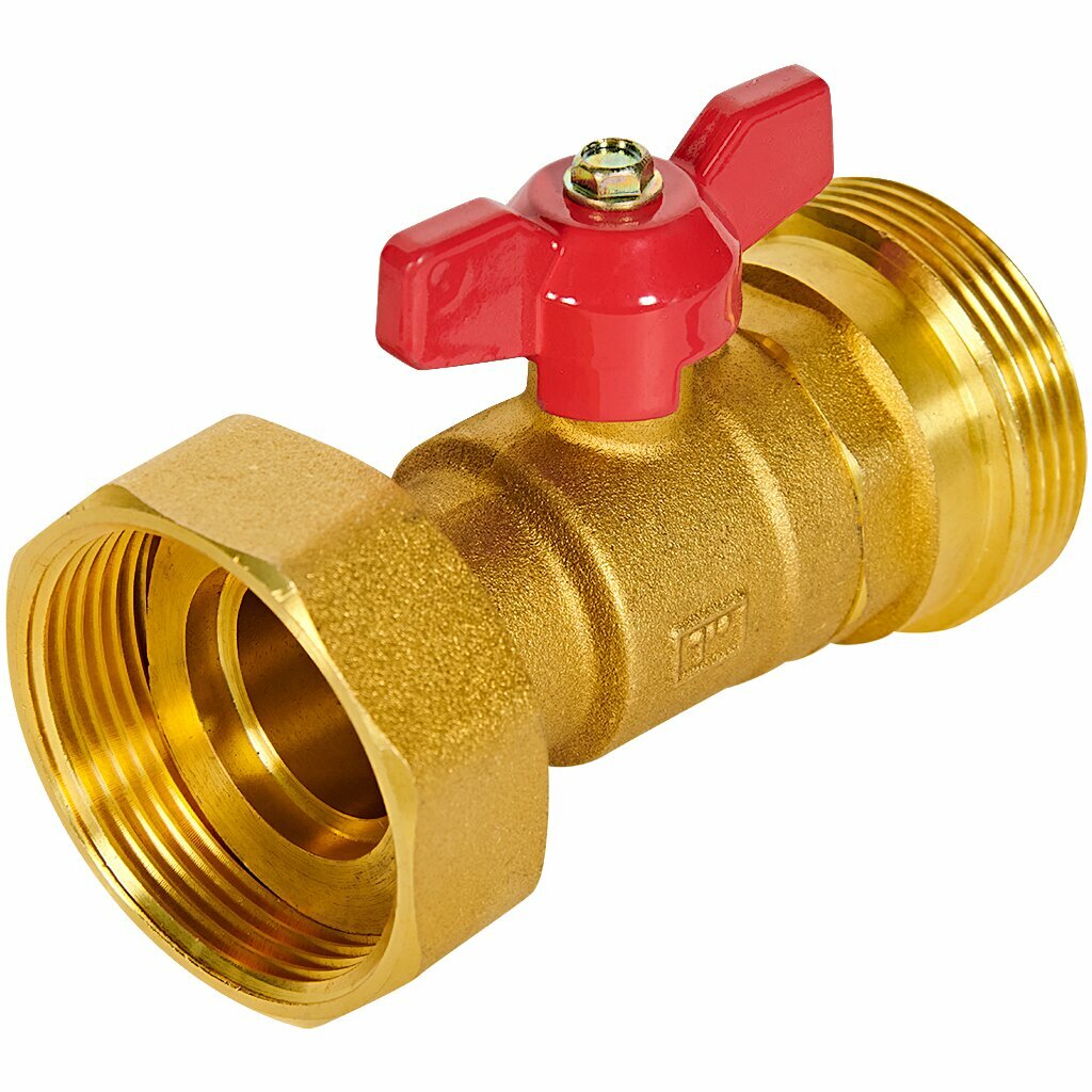 Клапан запорный ROMMER 1" 1/2 ВН с накидной гайкой для подключ. насоса, латунь (RBV-0020-03112112)