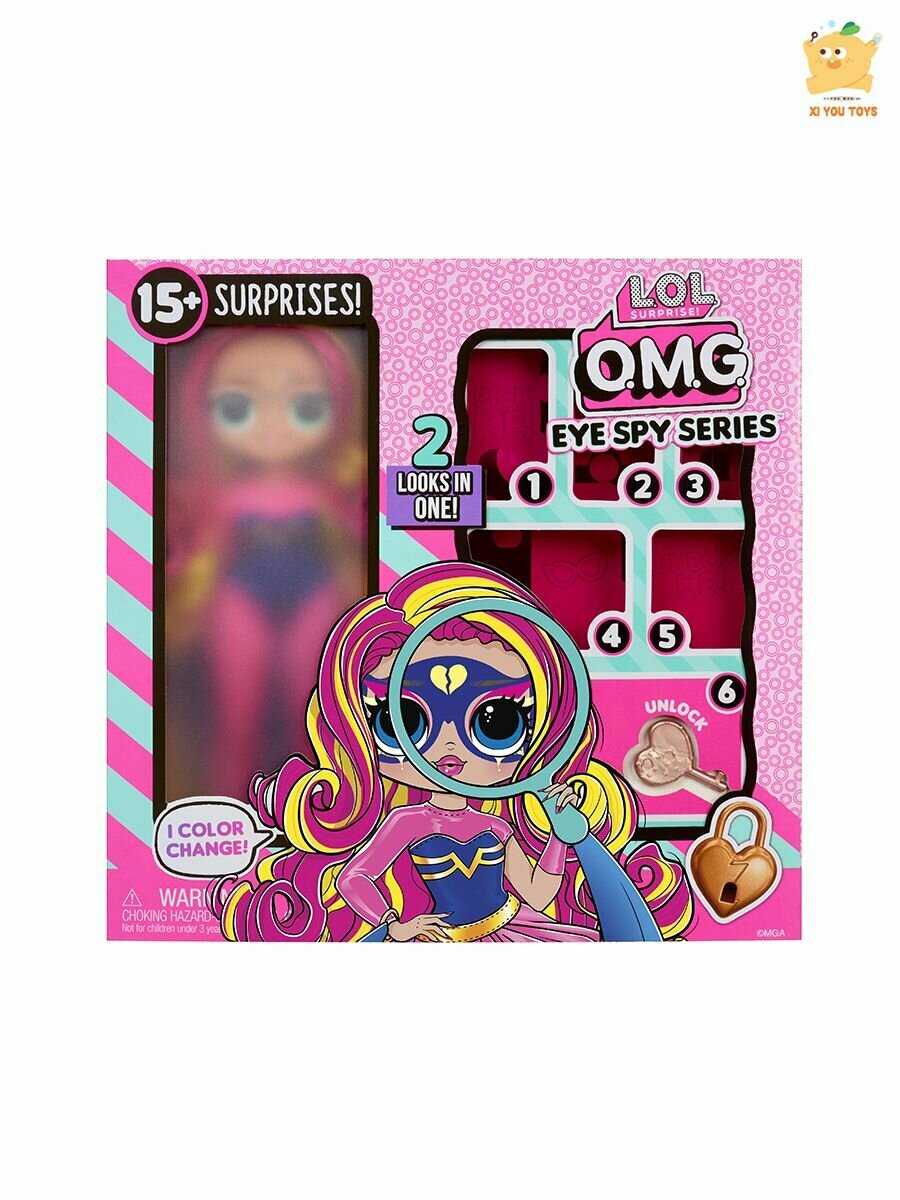 L.O.L. Surprise! OMG Eye Spy Series Sabrina Sky / Кукла-супергерой Из Серии OMG Глазной Шпион Для Детей В Возрасте От 4 Лет И Старше.