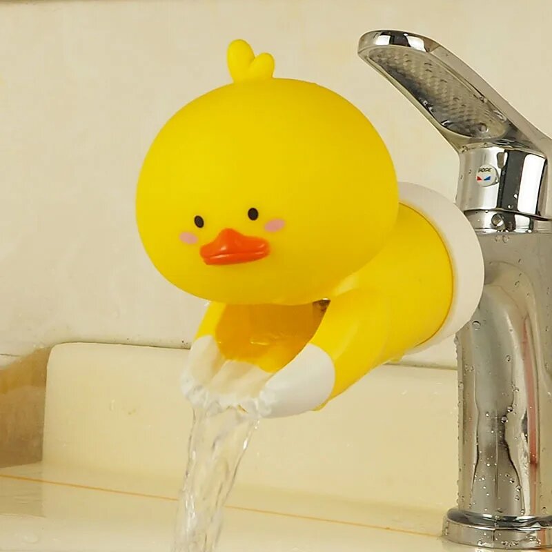 Детский удлинитель для смесителя Keke Duck, желтый