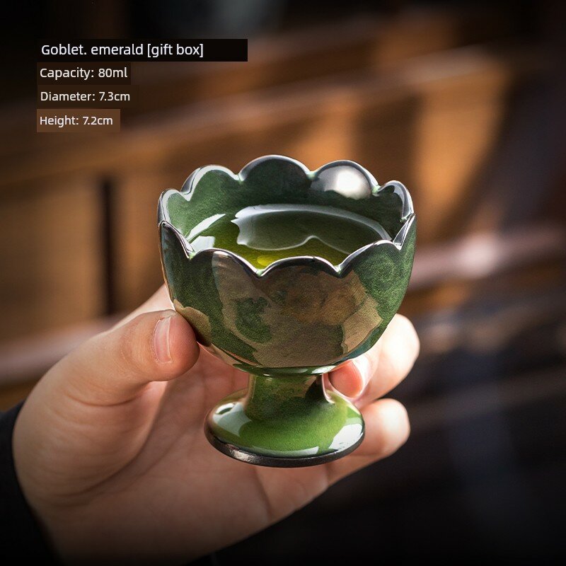 Керамическая коническая чашка Miaolian Tianxiang для дегустации чая, мастер-чашка, набор для кунг-фу чая, маленькая