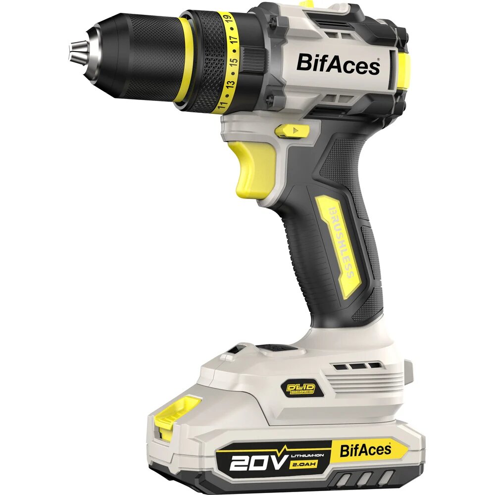 Аккумуляторная ударная дрель-шуруповерт BifAces DLID-20