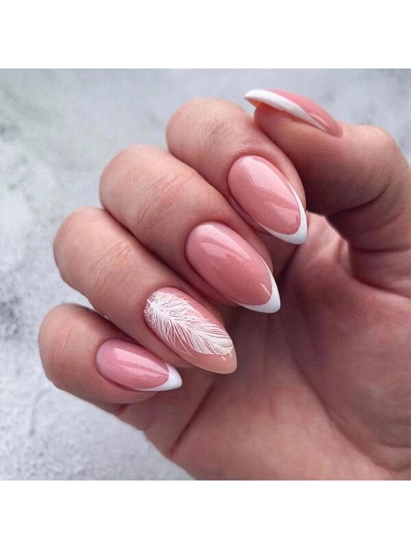 Накладные ногти-типсы с дизайном омбре, 24 штуки + клей