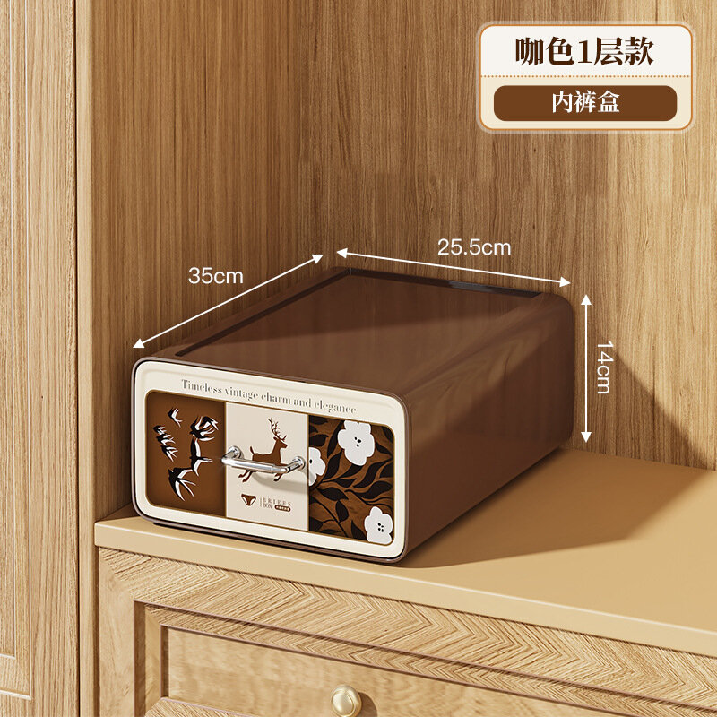 Винтажный органайзер для нижнего белья с отделениями, пылезащитный органайзер для бюстгальтеров, решение для хранения интимной одежды в спальне, в наличии.